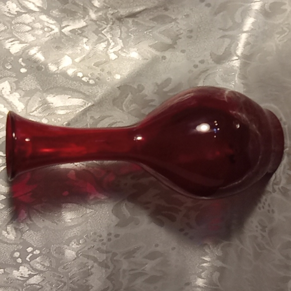 Accents | Vintage Ruby Red Vase | Poshmark